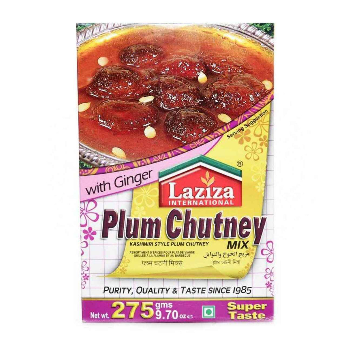 Laziza Kashmiri Style Plum Chutney Mix 275g, Mullaco Online