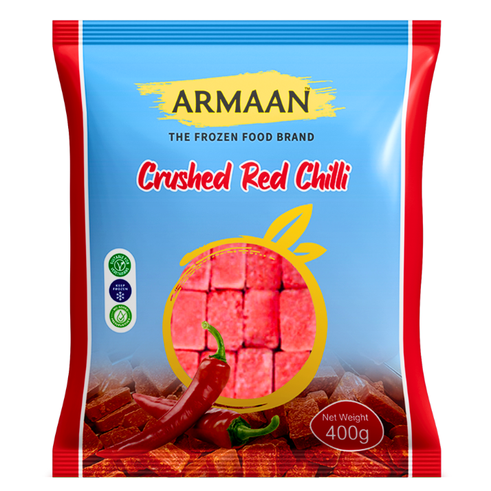 Armaan Frozen Crushed Red Chilli 400g x2 – Mullaco Online