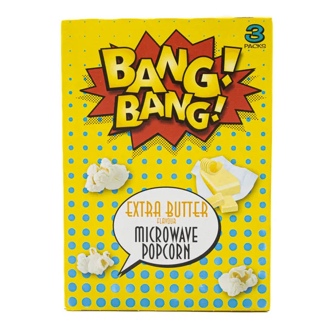 Bang! Bang! Extra Butter Popcorn 3pk – Mullaco Online