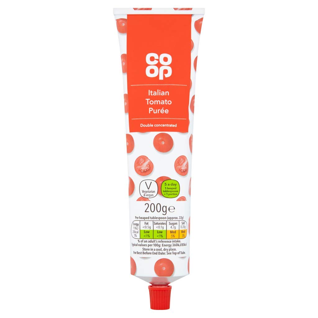Co Op Italian Tomato Purée 200g – Mullaco Online