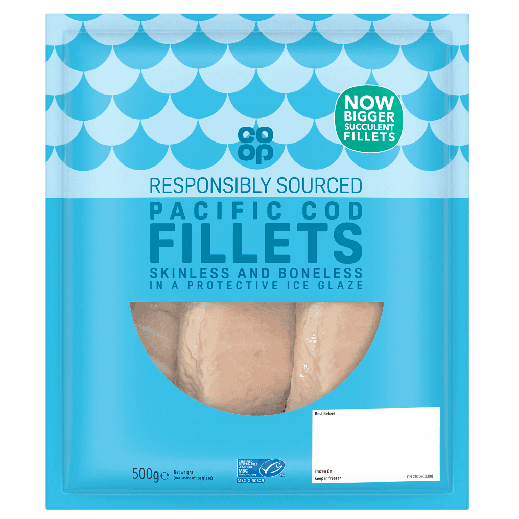 Co-op Cod Fillets 500g – Mullaco Online