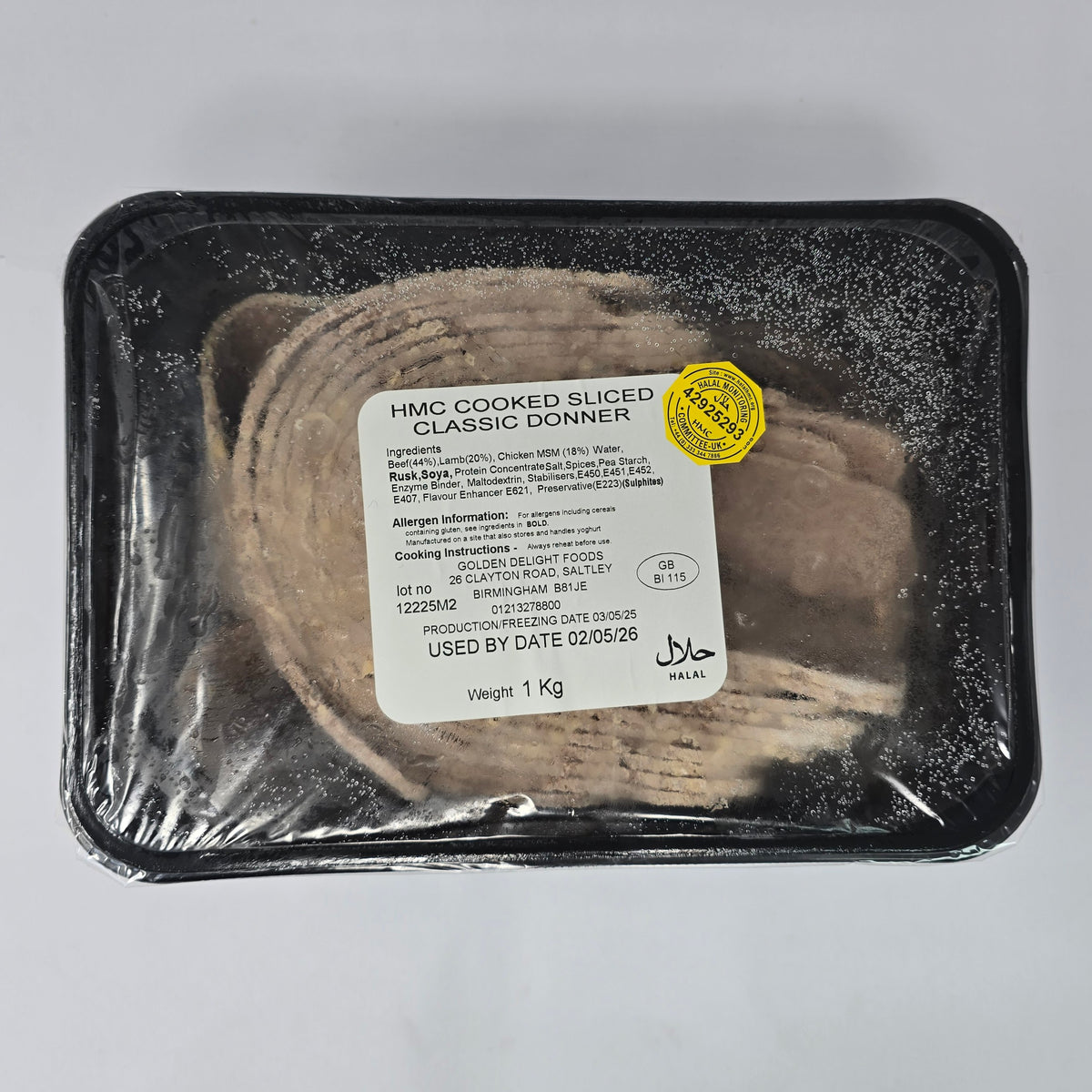 HMC Cooked Sliced Classic Donner 1kg – Mullaco Online