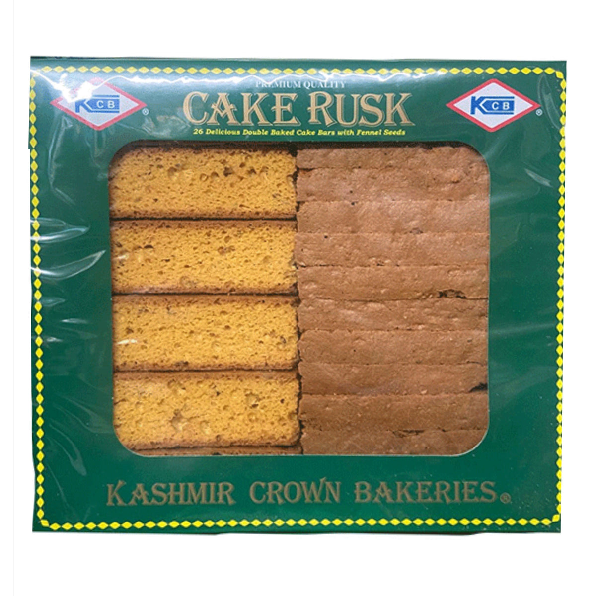 KCB Cake Rusk with Fennel Seeds 26 Pieces – Mullaco Online