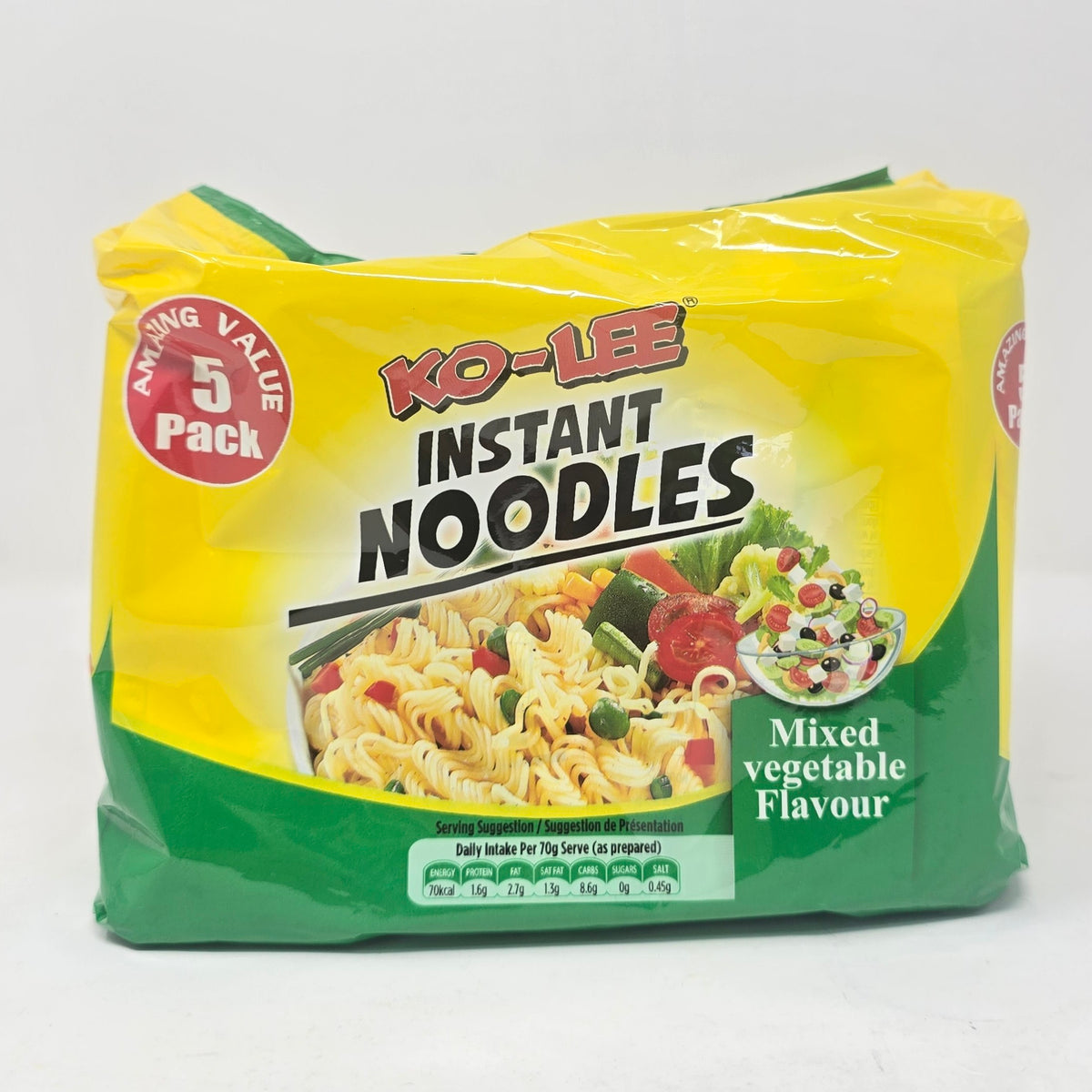 Ko-Lee Mixed Vegetable Instant Noodles 5x70g – Mullaco Online