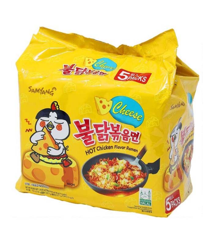 Samyang Buldak Cheesy Noodles 5pk – Mullaco Online