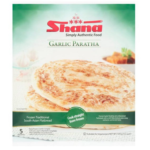 Shana Garlic Paratha 5pk – Mullaco Online