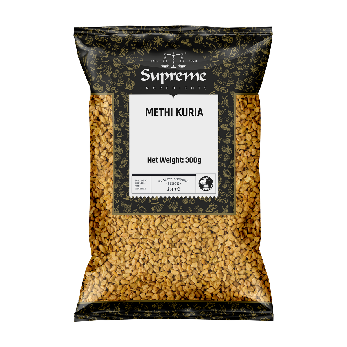 Supreme Methi Kuria Split Fenugreek, 300g – Mullaco Online