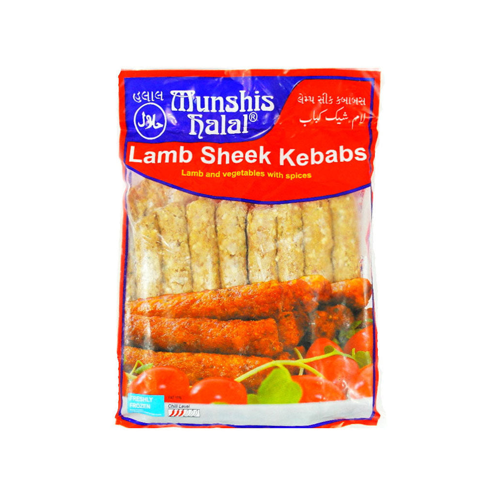 Munshis Halal Lamb Sheek Kebabs 950g – Mullaco Online