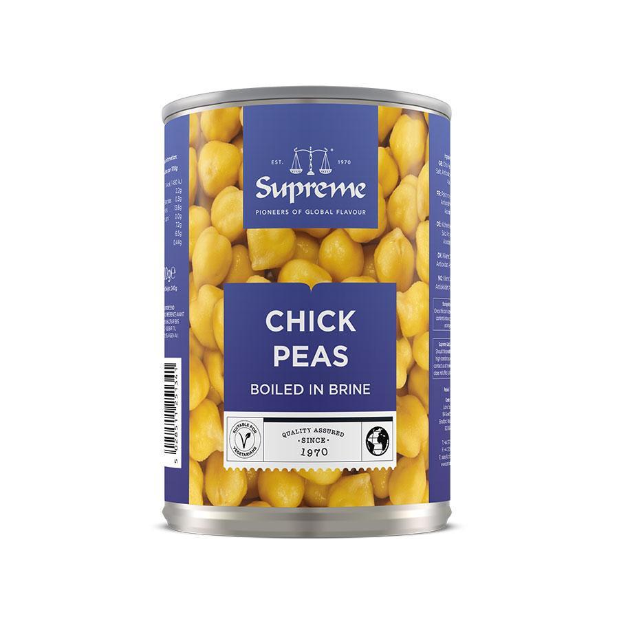 Supreme Chick Peas Case 12x400g – Mullaco Online