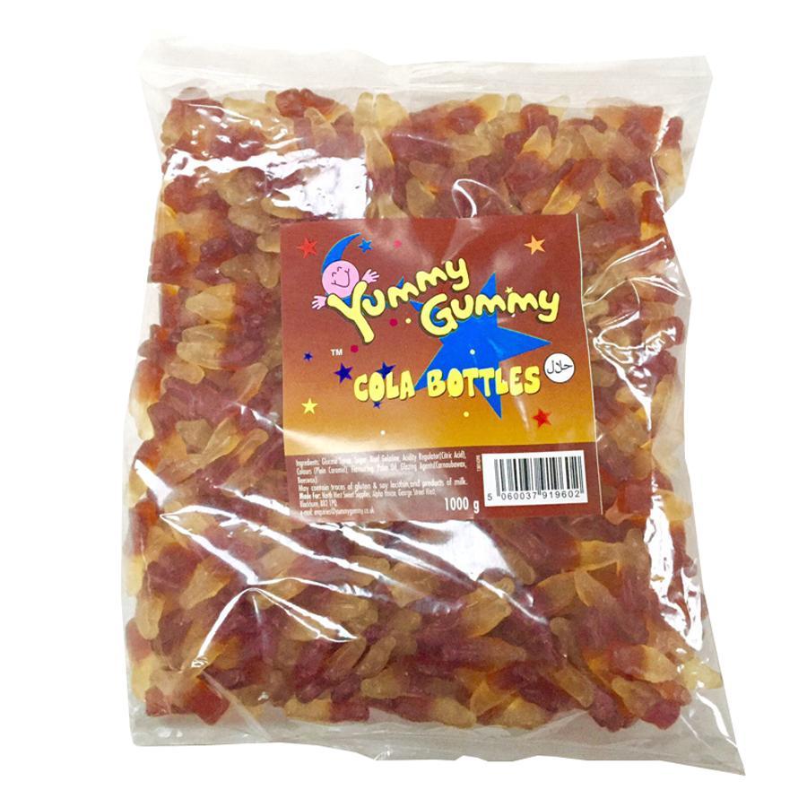Yummy Gummy Cola Bottles 1kg, Mullaco Online