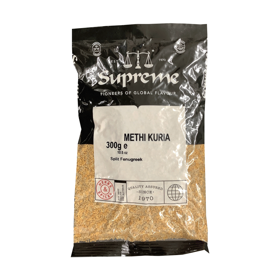 Supreme Methi Kuria Split Fenugreek, 300g – Mullaco Online